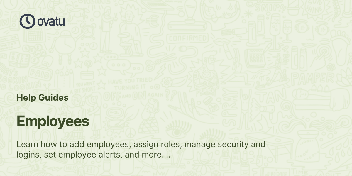 Employees - Ovatu Help Guides