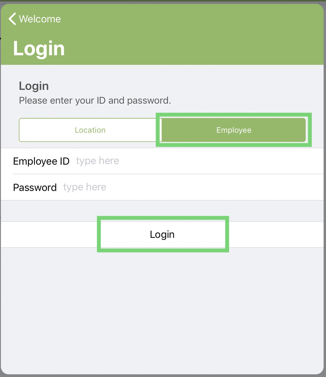 What is the difference between Location login and Employee Login ...