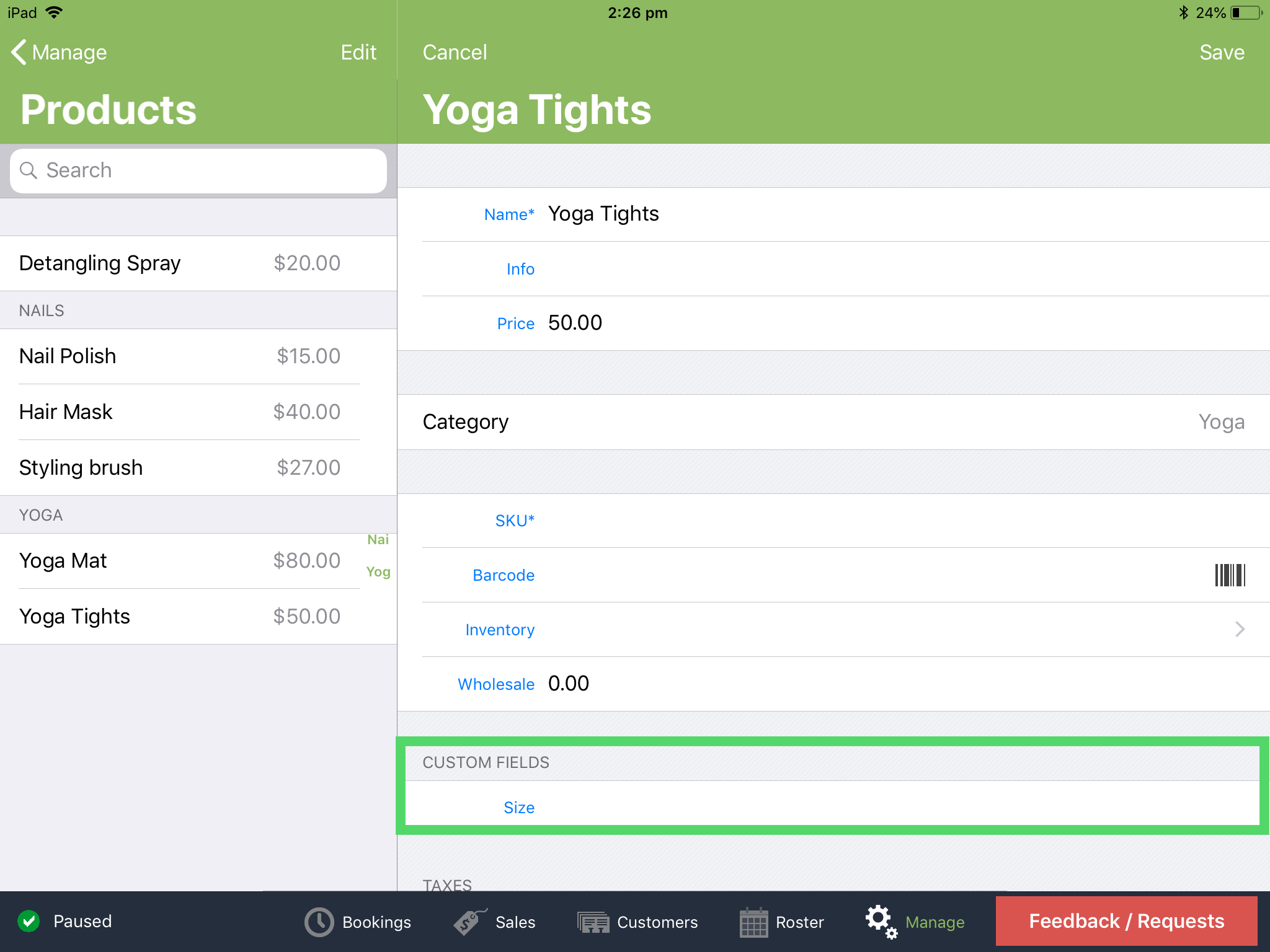 How do I add a Custom Field to Products? - Ovatu Help Guides
