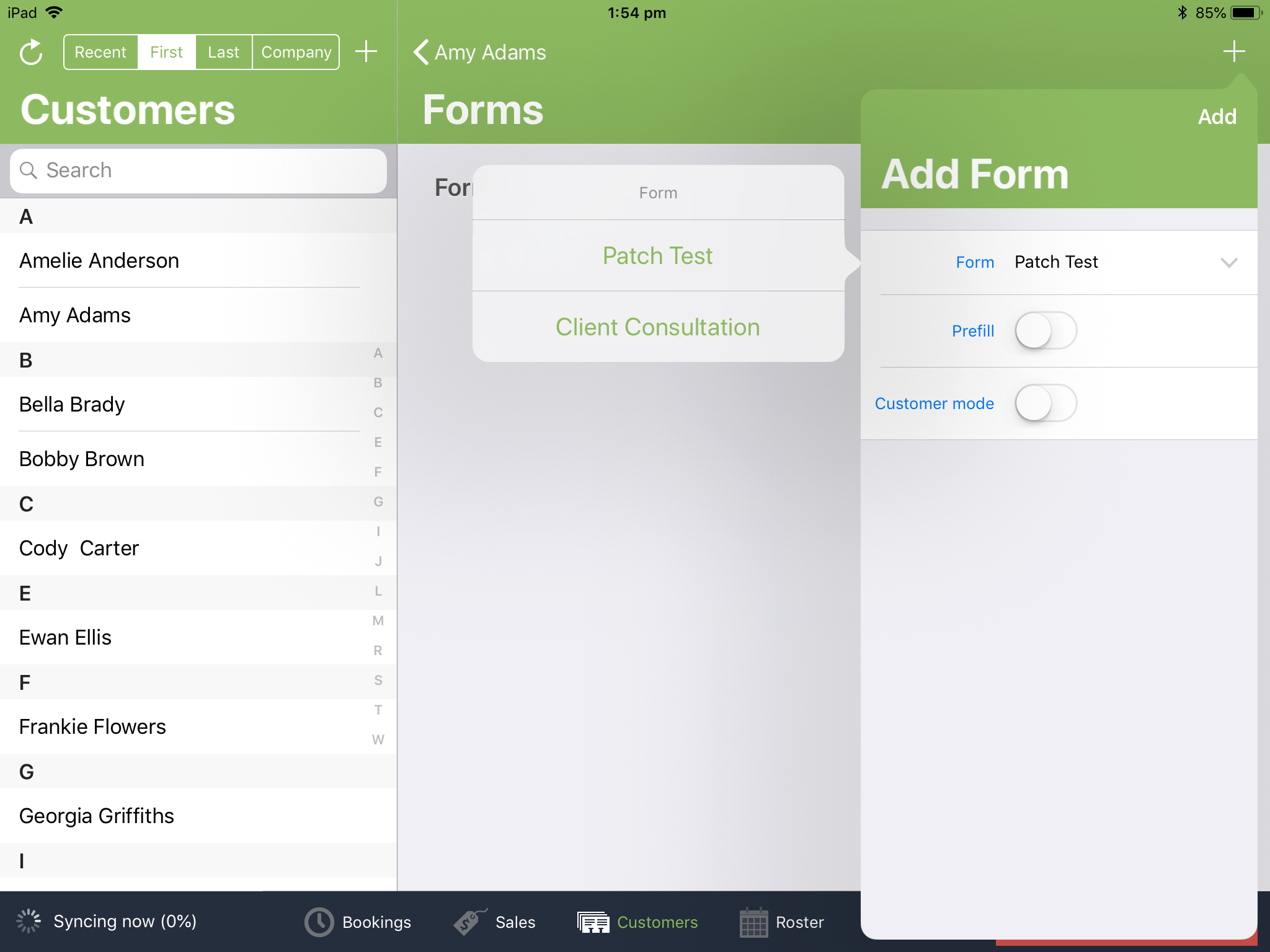 How do I add a Form to a Customer file? - Ovatu Help Guides