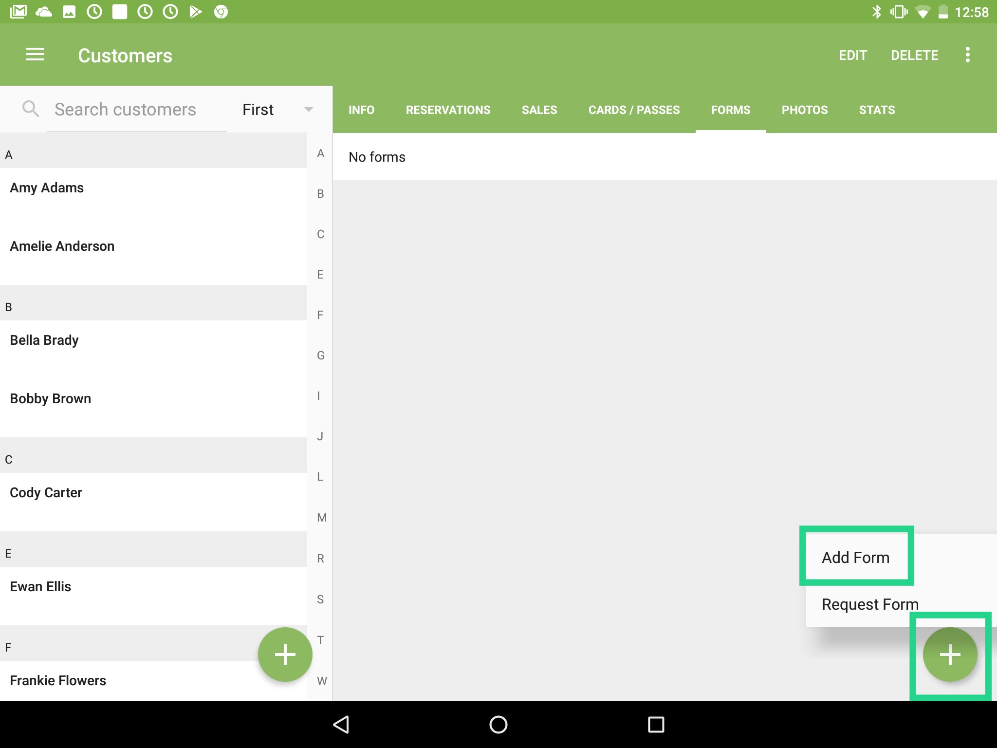 How do I add a Form to a Customer file? - Ovatu Help Guides