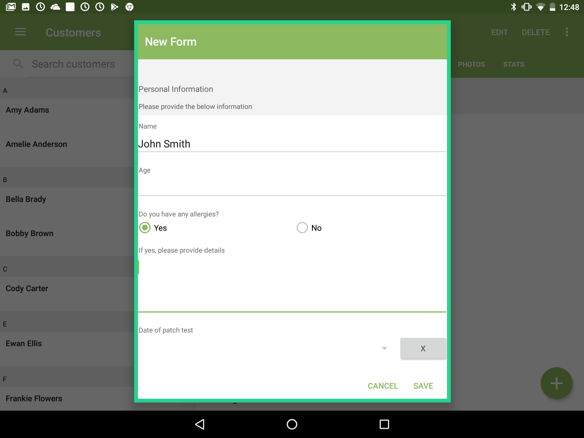 How do I add a Form to a Customer file? - Ovatu Help Guides