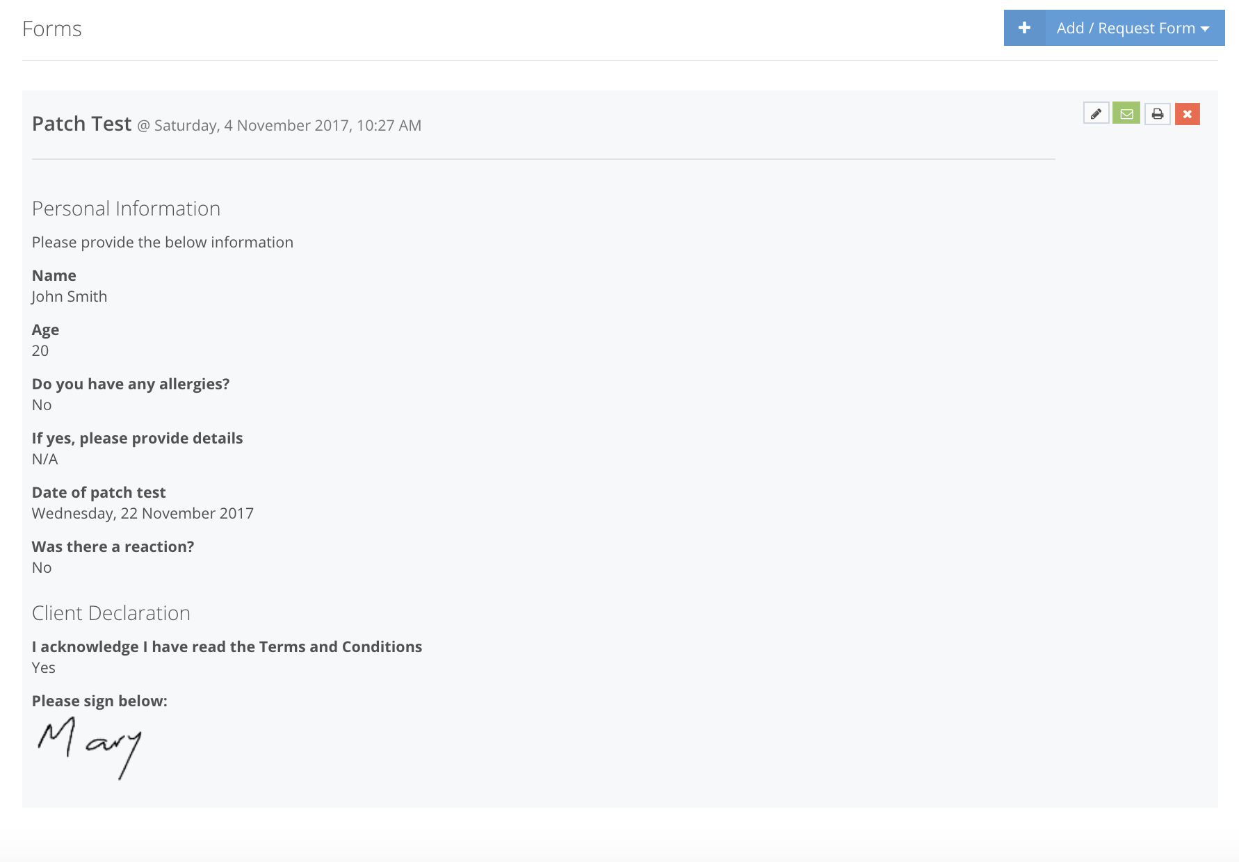 How do I add a Form to a Customer file? - Ovatu Help Guides