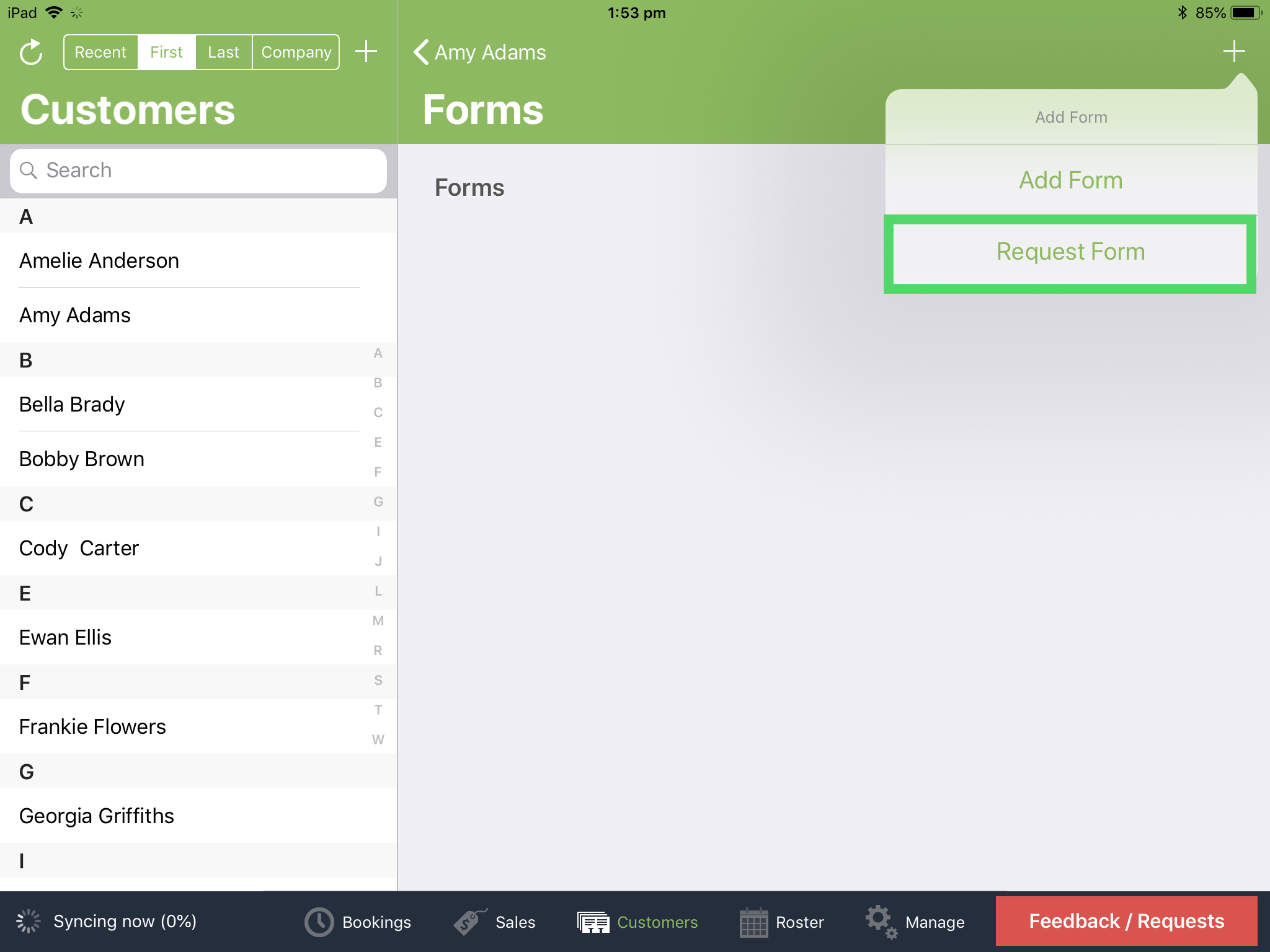 How do I email a Form request to a Customer? - Ovatu Help Guides