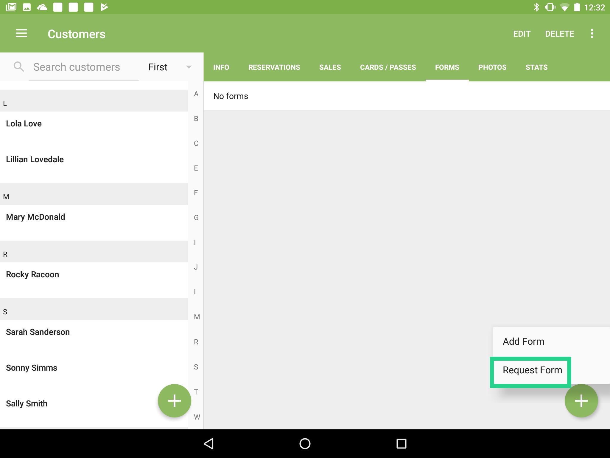 How do I email a Form request to a Customer? - Ovatu Help Guides