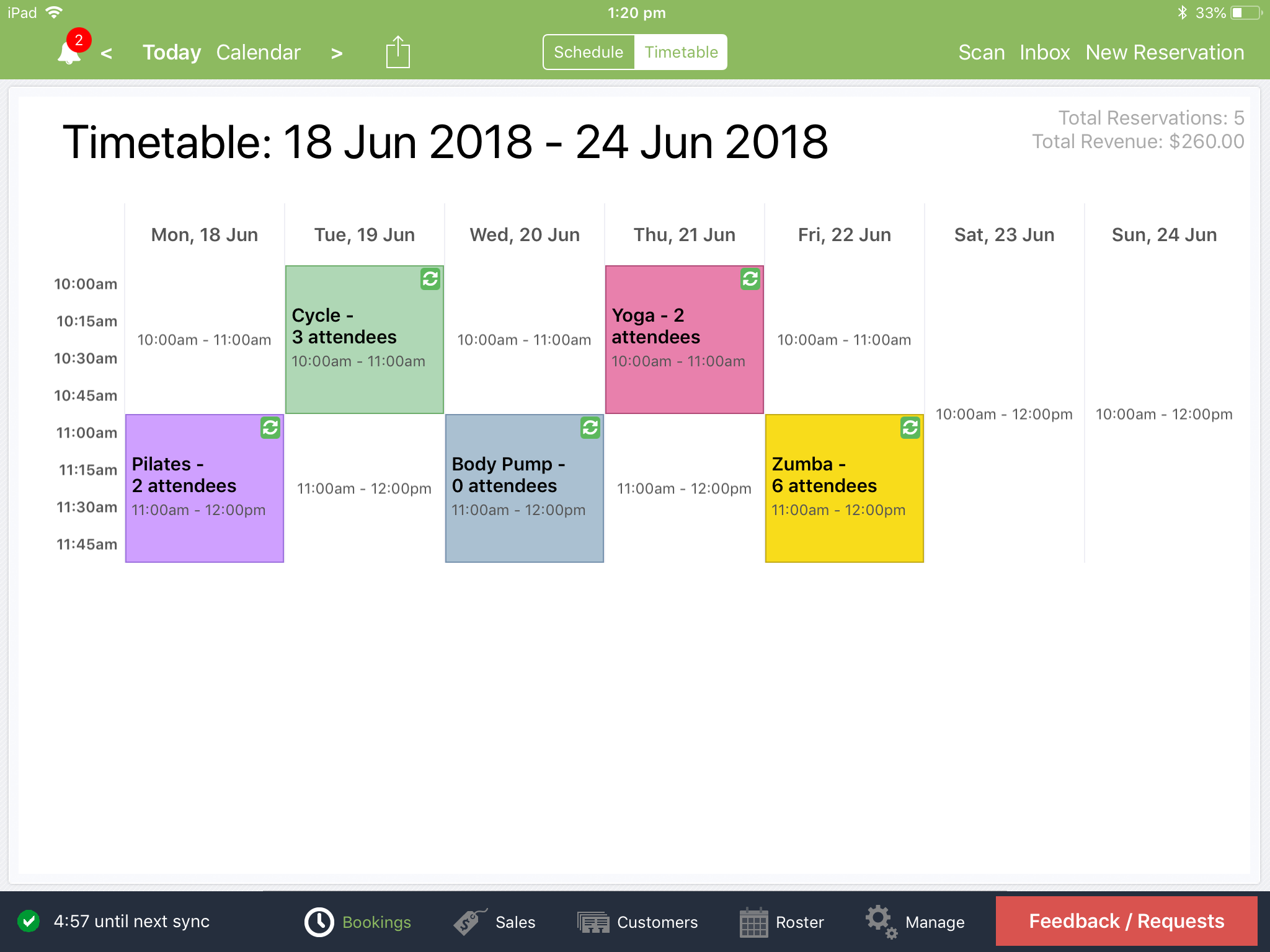 Basic Setup (I mainly have timetabled group classes) - Ovatu Help Guides