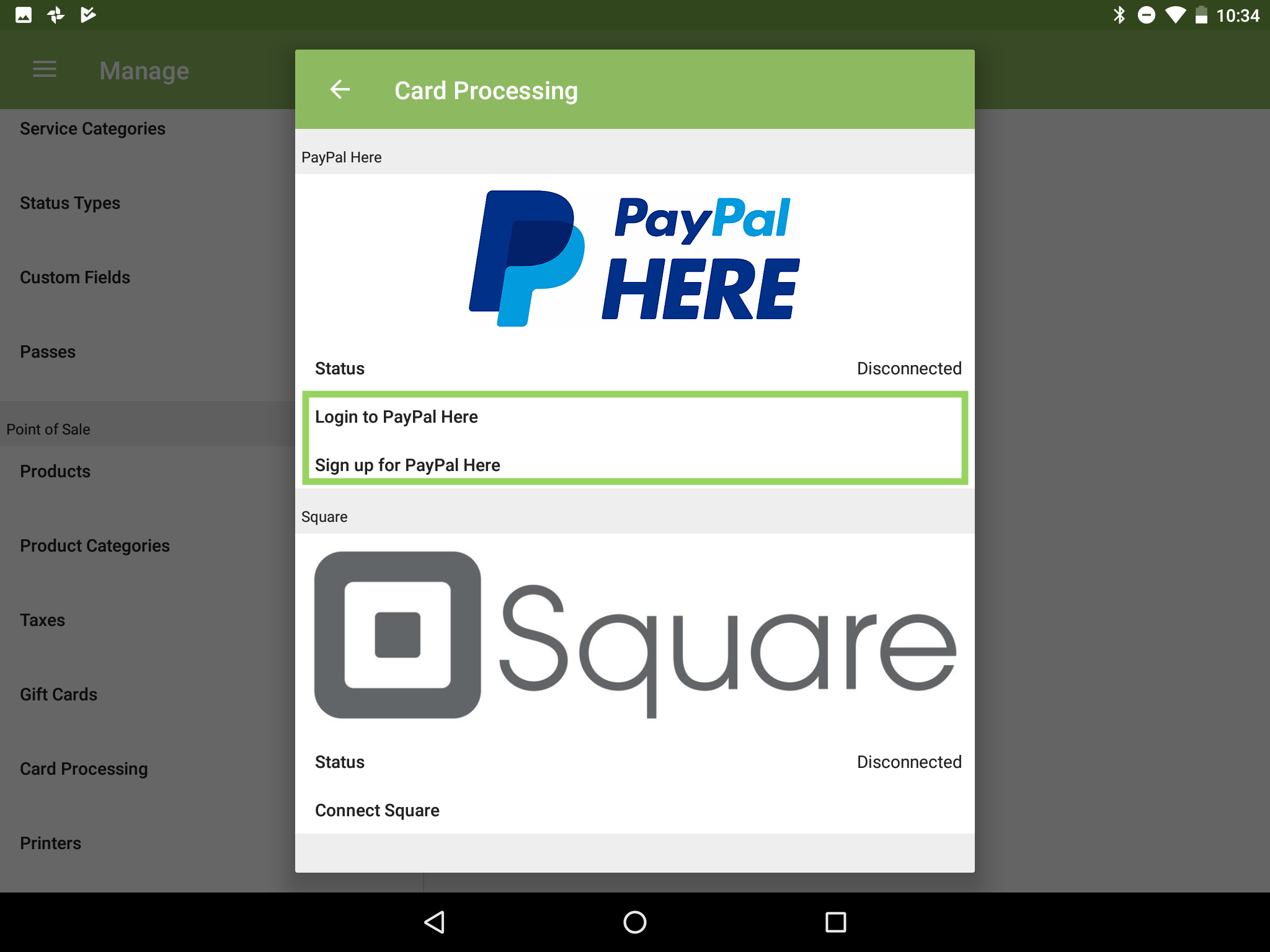 How do I connect my PayPal Here card reader? - Ovatu Help Guides
