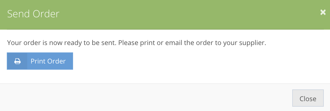 How do I print a Purchase Order? - Ovatu Help Guides