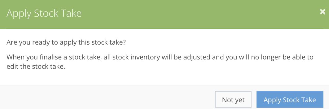 How do I run a Stocktake? - Ovatu Help Guides
