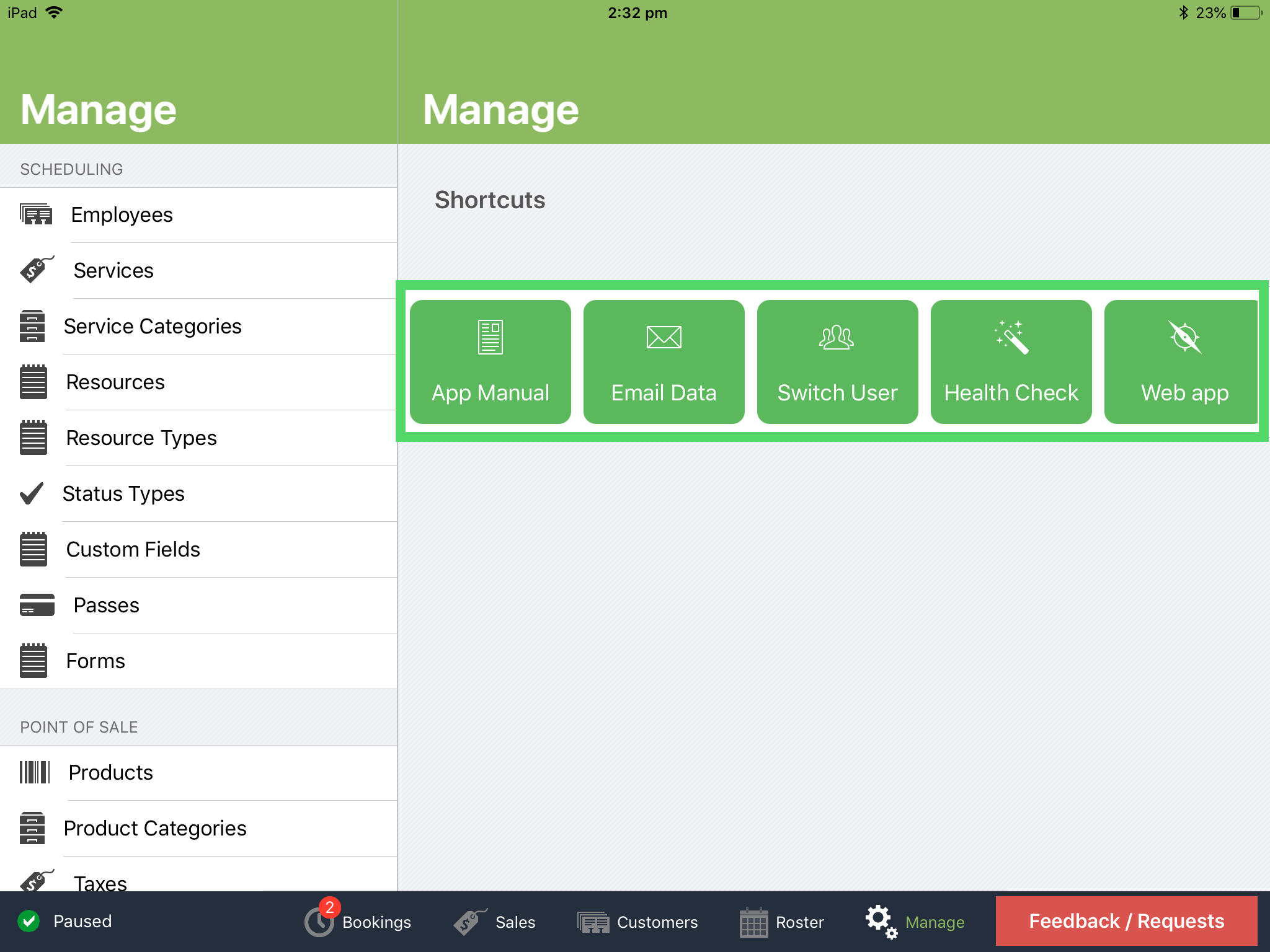 iOS Management Functions - Ovatu Help Guides