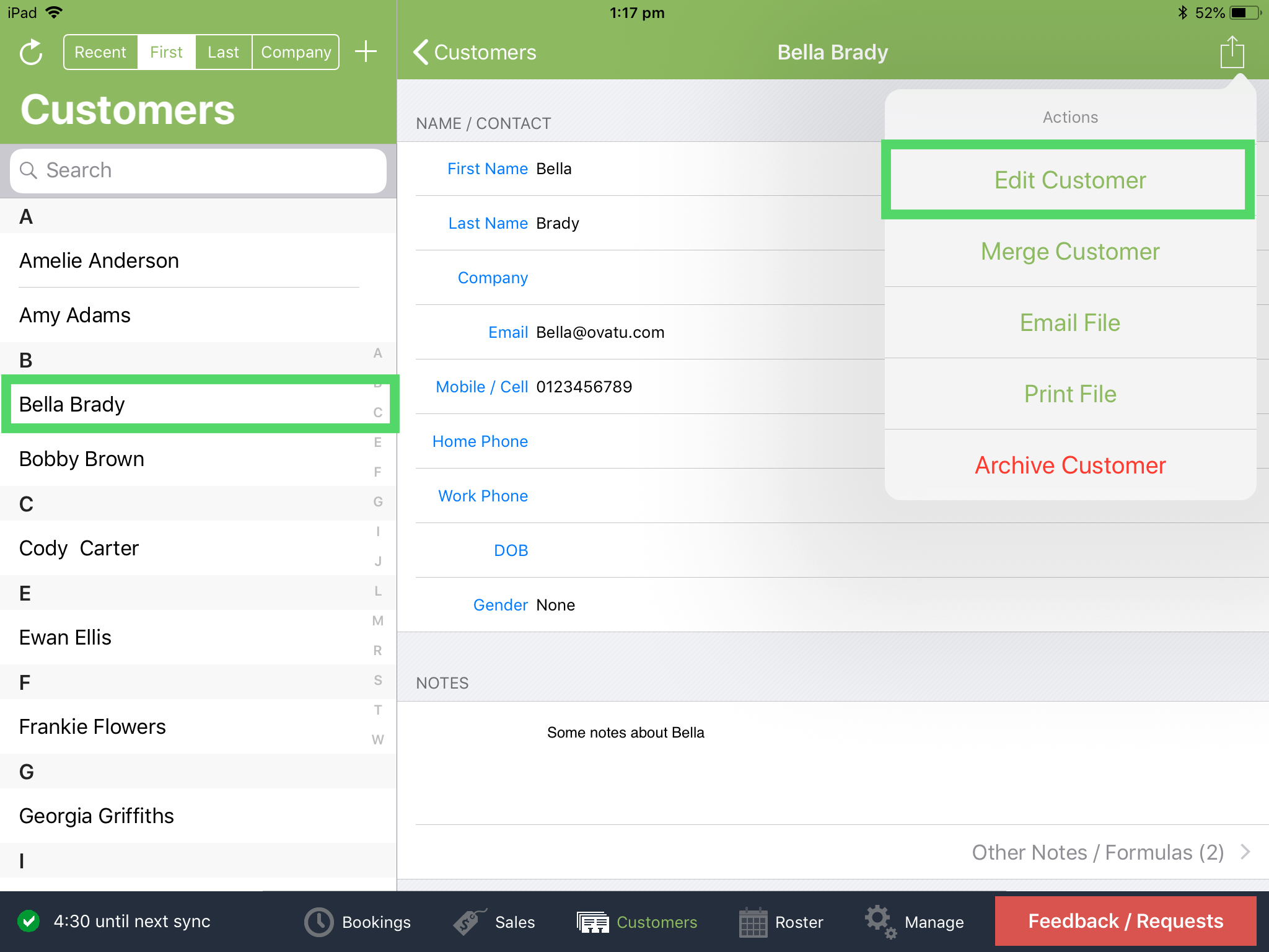 How do I modify a Customers Loyalty Points? - Ovatu Help Guides