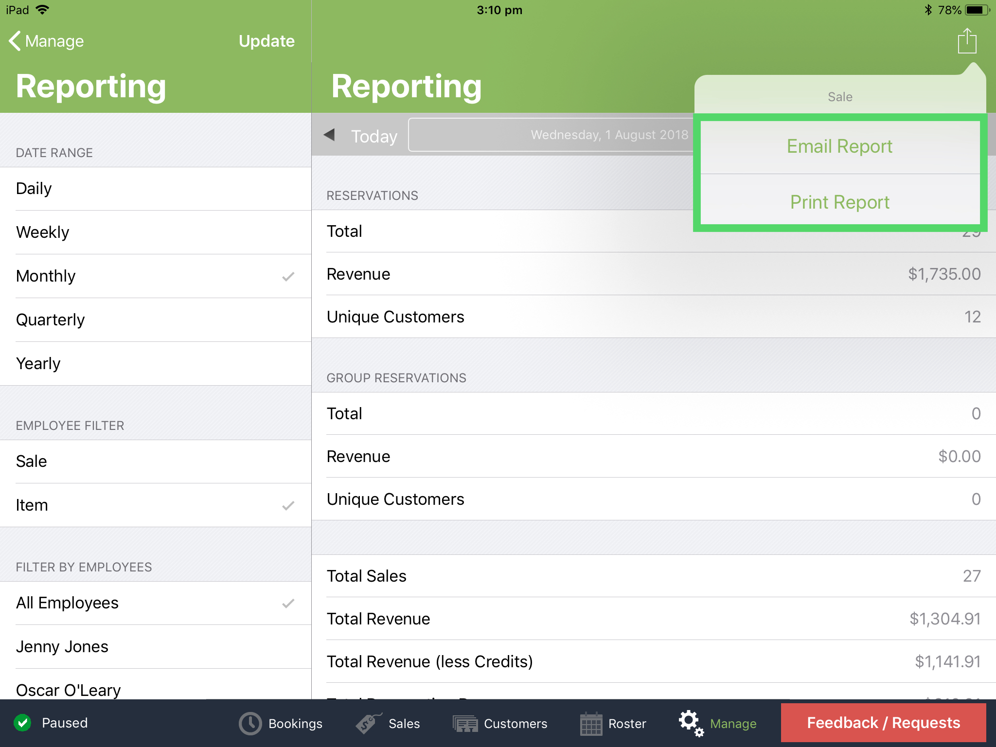 iOS Reporting - Ovatu Help Guides