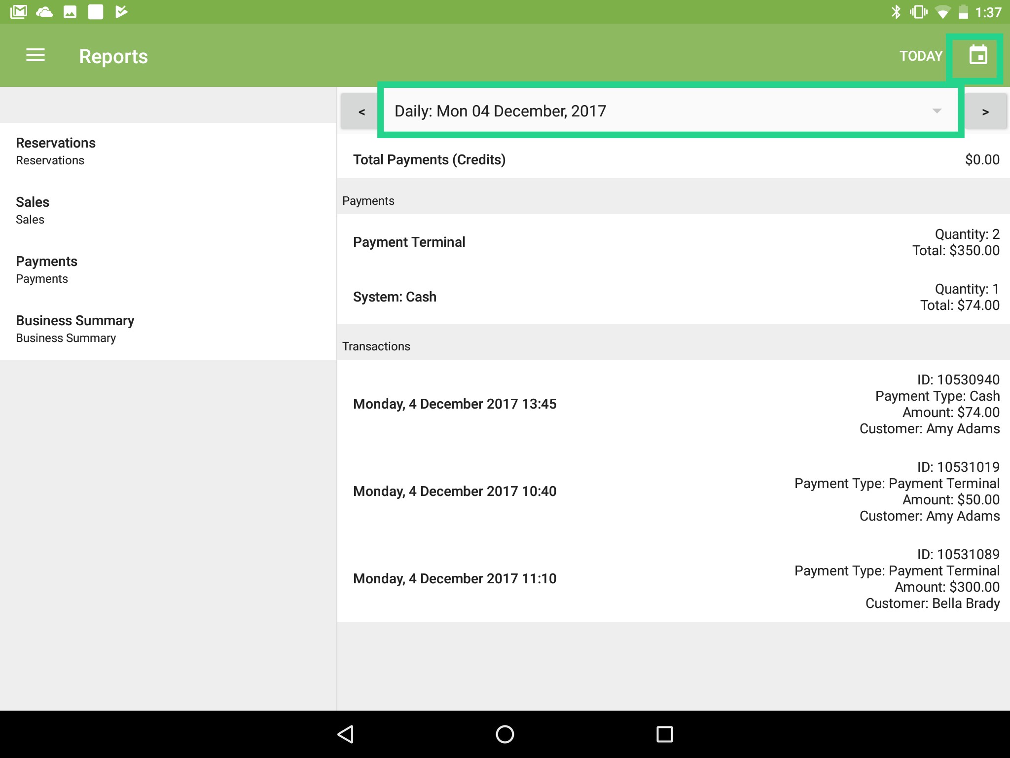 Payments Report Explained - Ovatu Help Guides