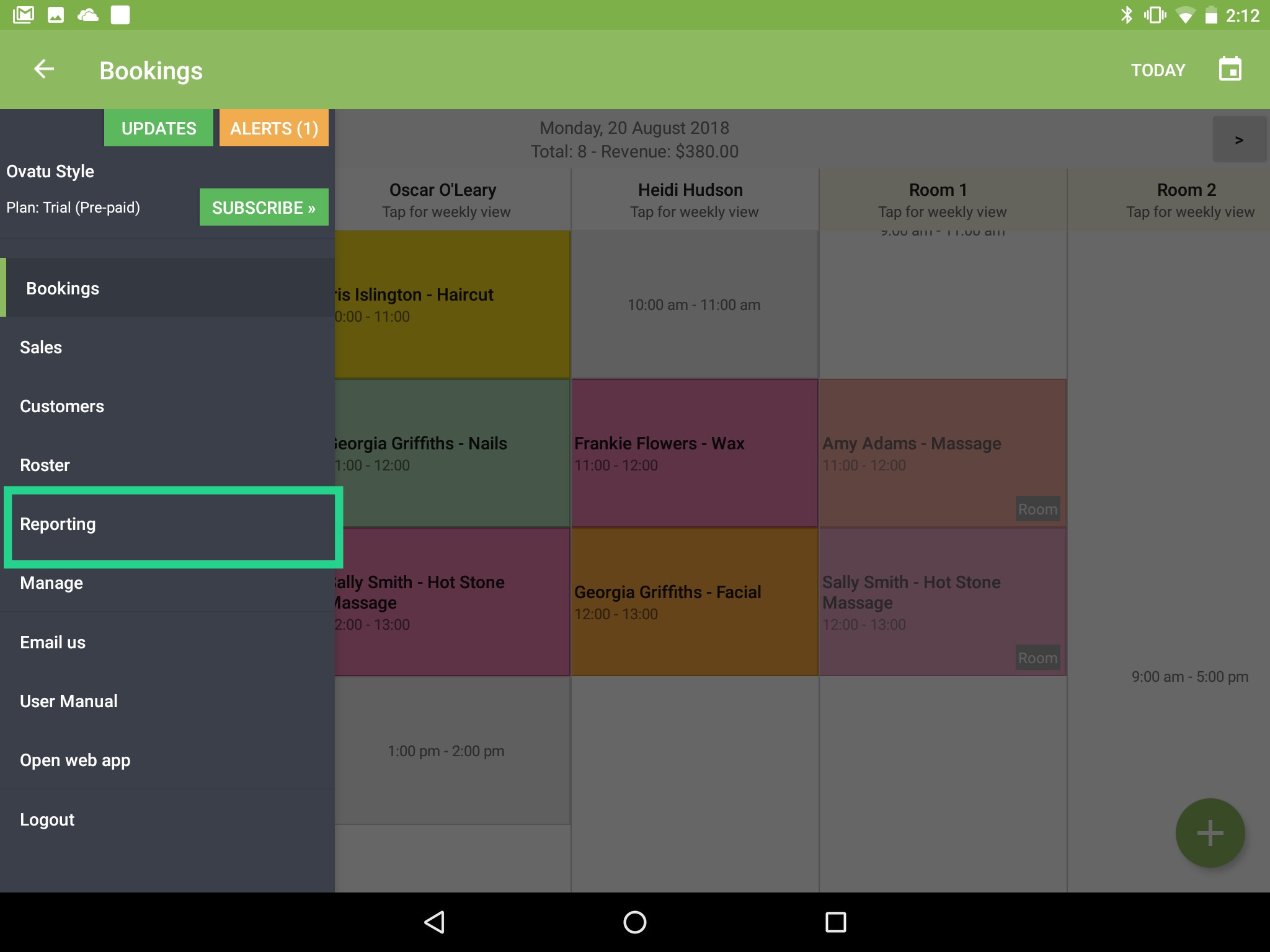 Reservations Report Explained - Ovatu Help Guides