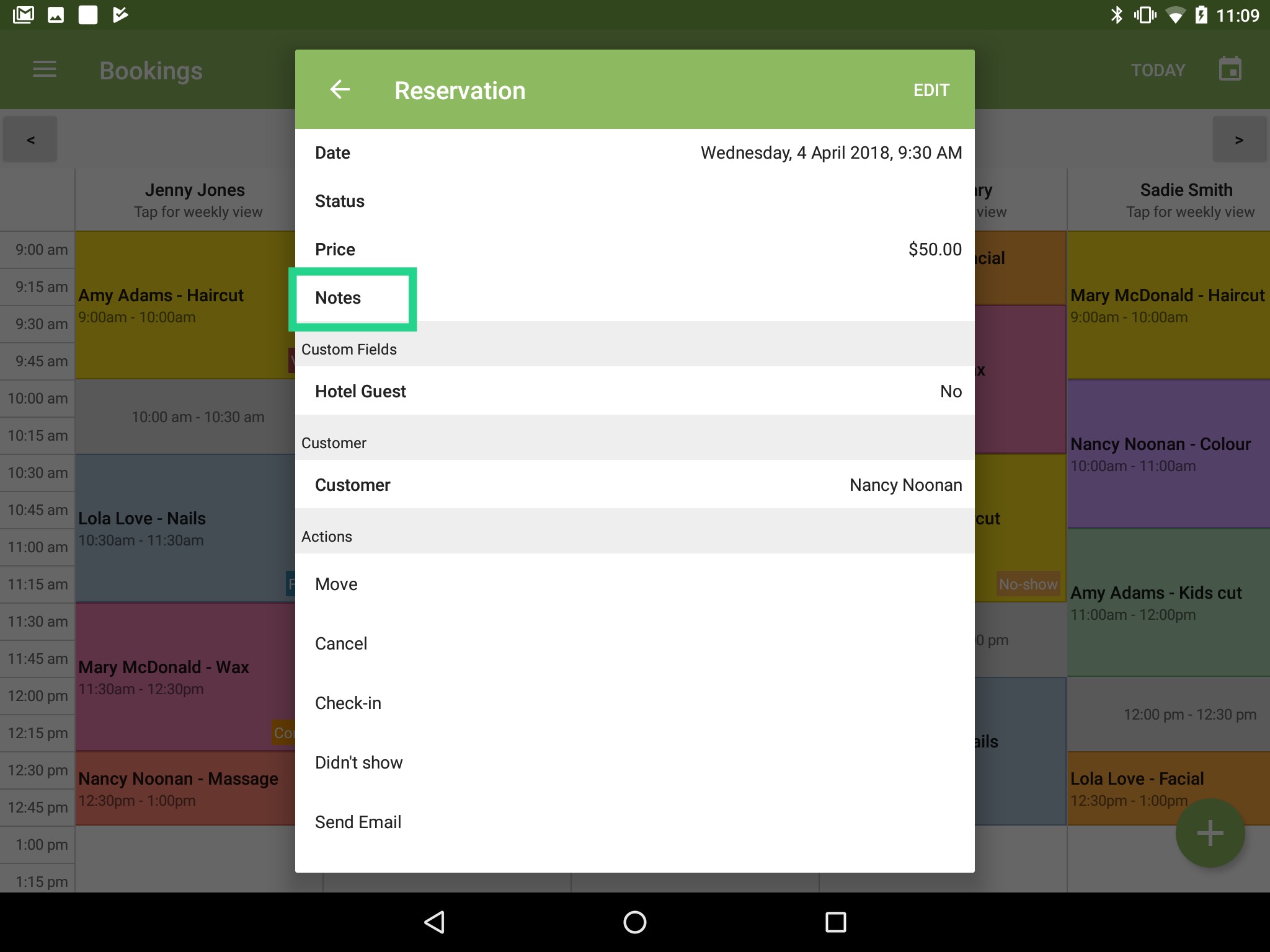 How do I add a Note to a Reservation? - Ovatu Help Guides