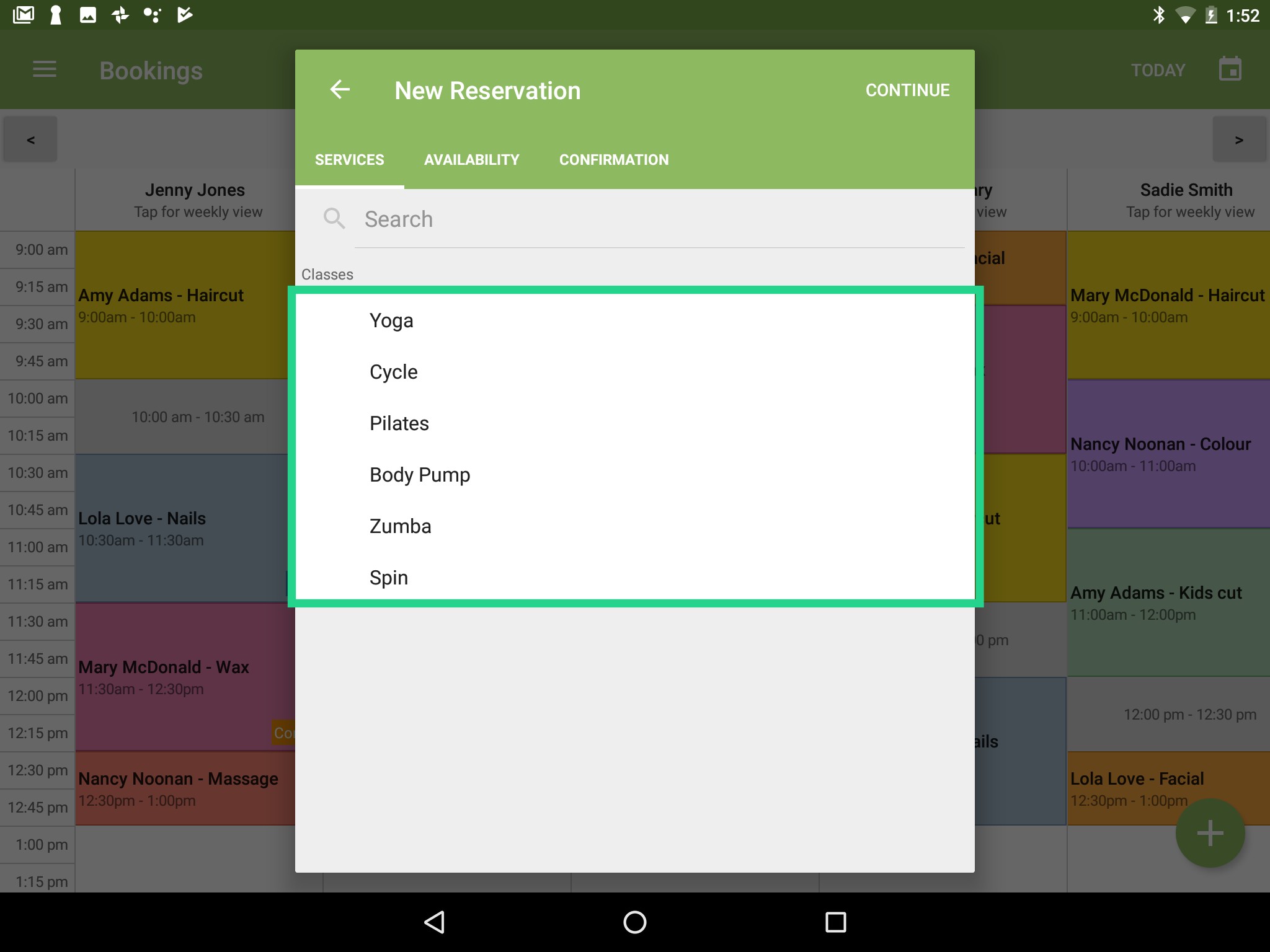 How do I create a (once off) Class Reservation? - Ovatu Help Guides