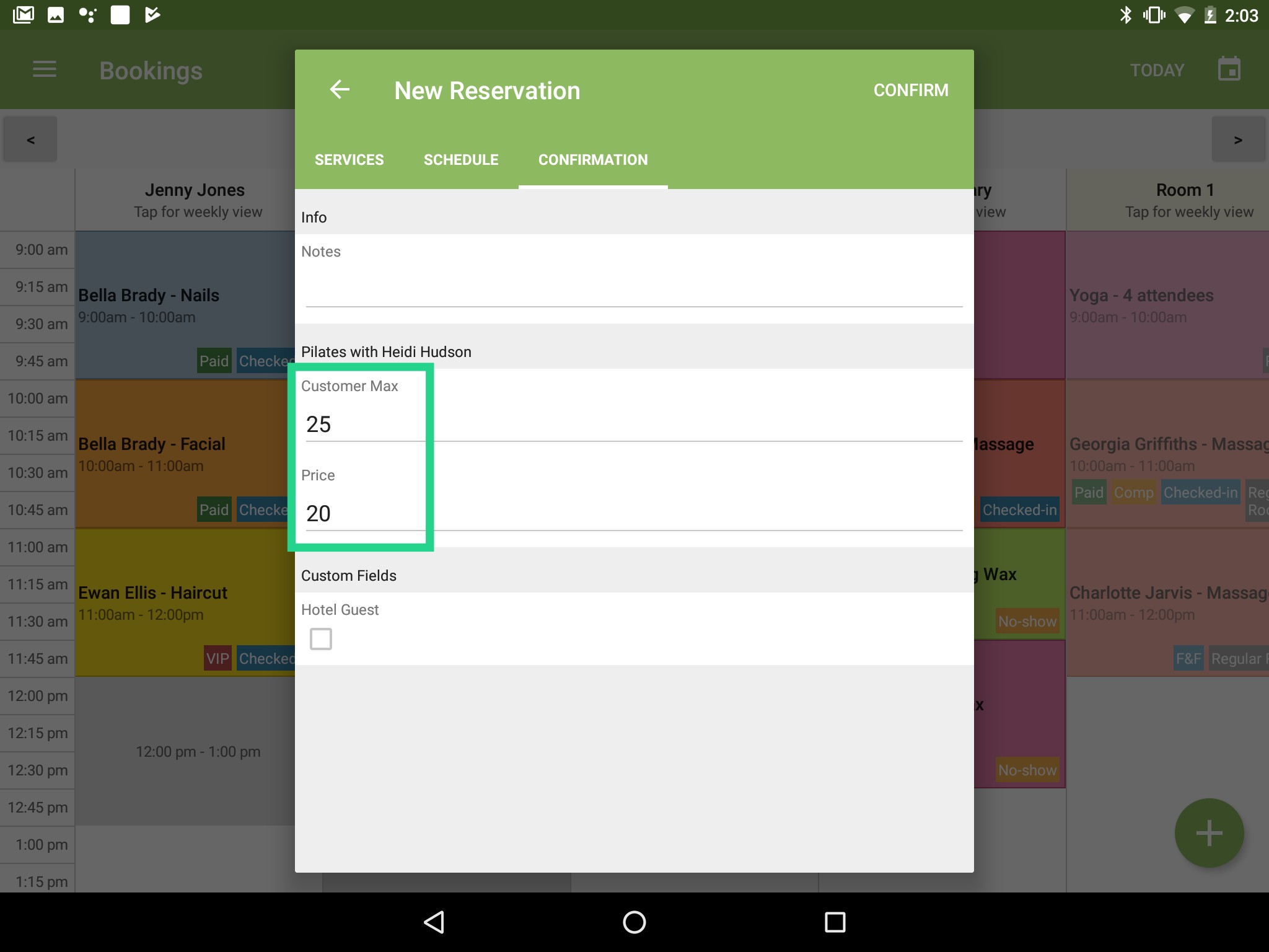 How do I create a (Timetable) Class Reservation? - Ovatu Help Guides
