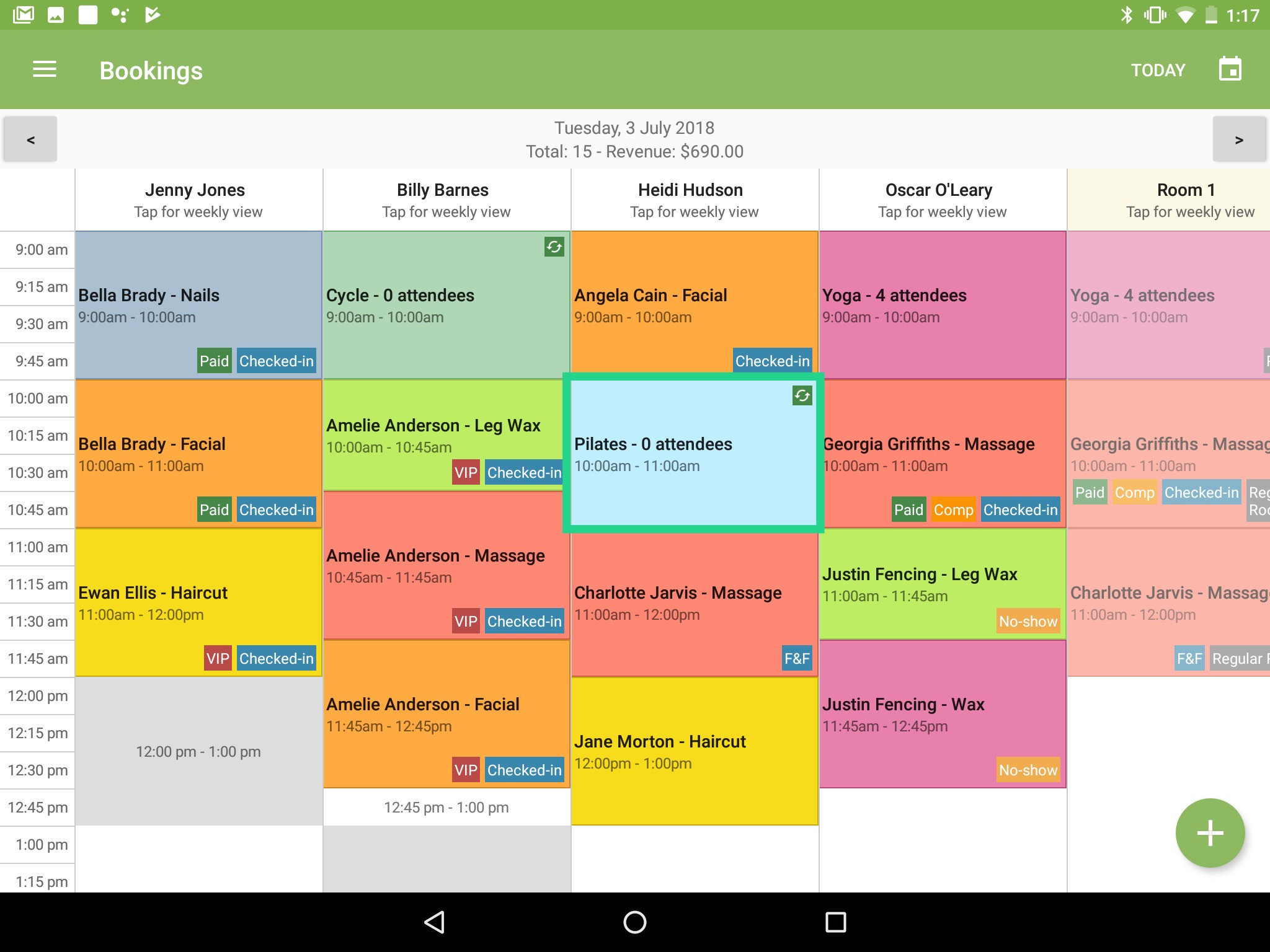 How do I create a (Timetable) Class Reservation? - Ovatu Help Guides