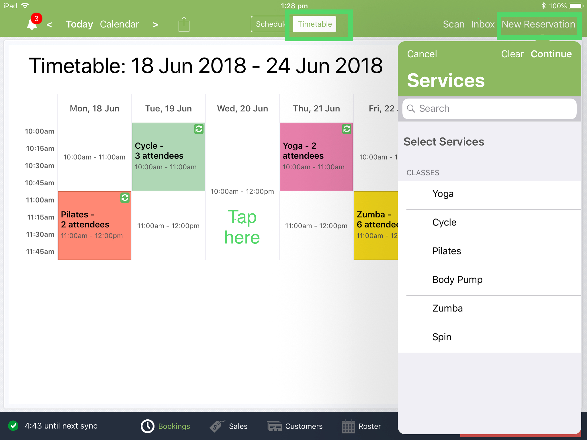 How do I create a (Timetable) Class Reservation? - Ovatu Help Guides