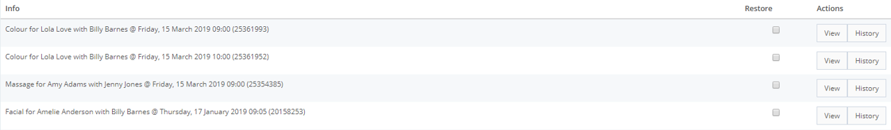 How do I view / restore Deleted or Cancelled Reservations? - Ovatu Help ...