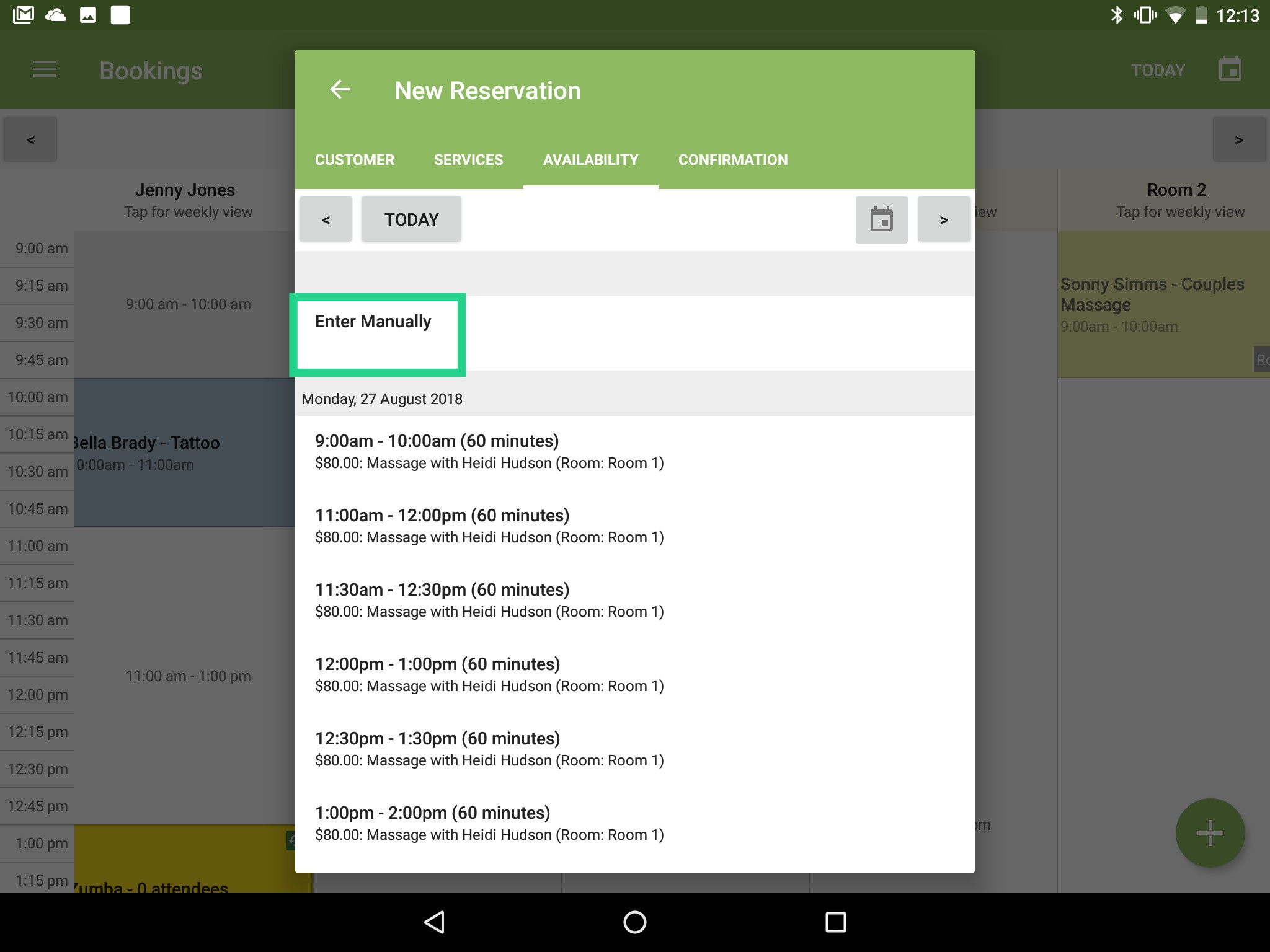 How do I create a Reservation using Resources? - Ovatu Help Guides