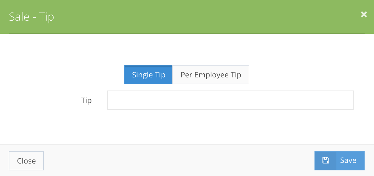 How do I add a Tip to a Sale? - Ovatu Help Guides