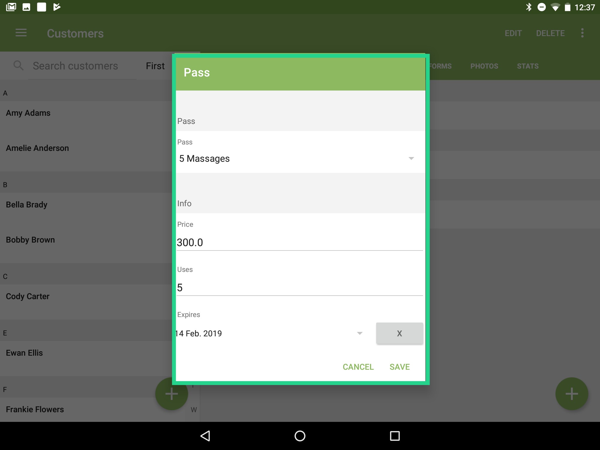 How do I sell a Pass? (Customer file view) - Ovatu Help Guides
