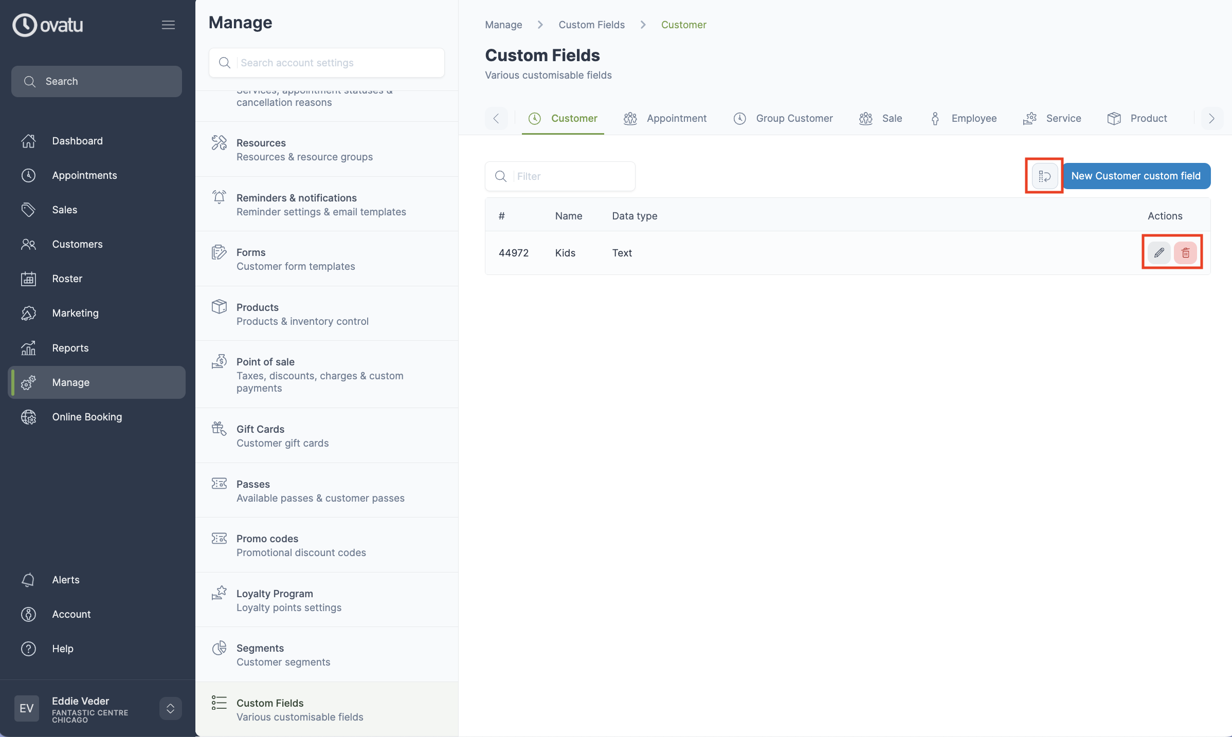 Customer fields - Ovatu Help Guides Customer fields - Ovatu Help Guides