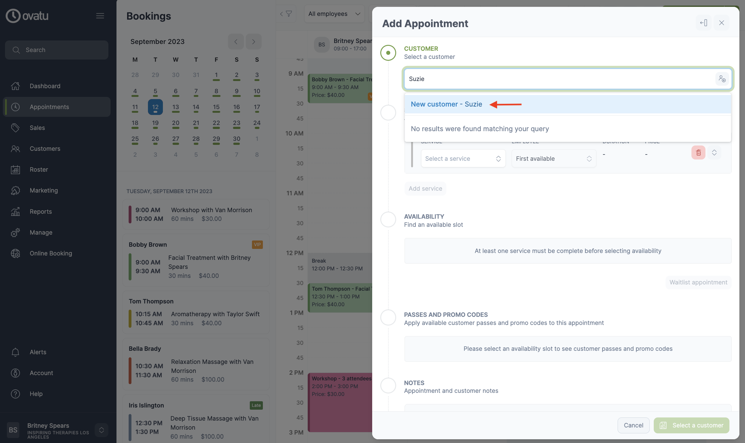 Adding a customer - Ovatu Help Guides