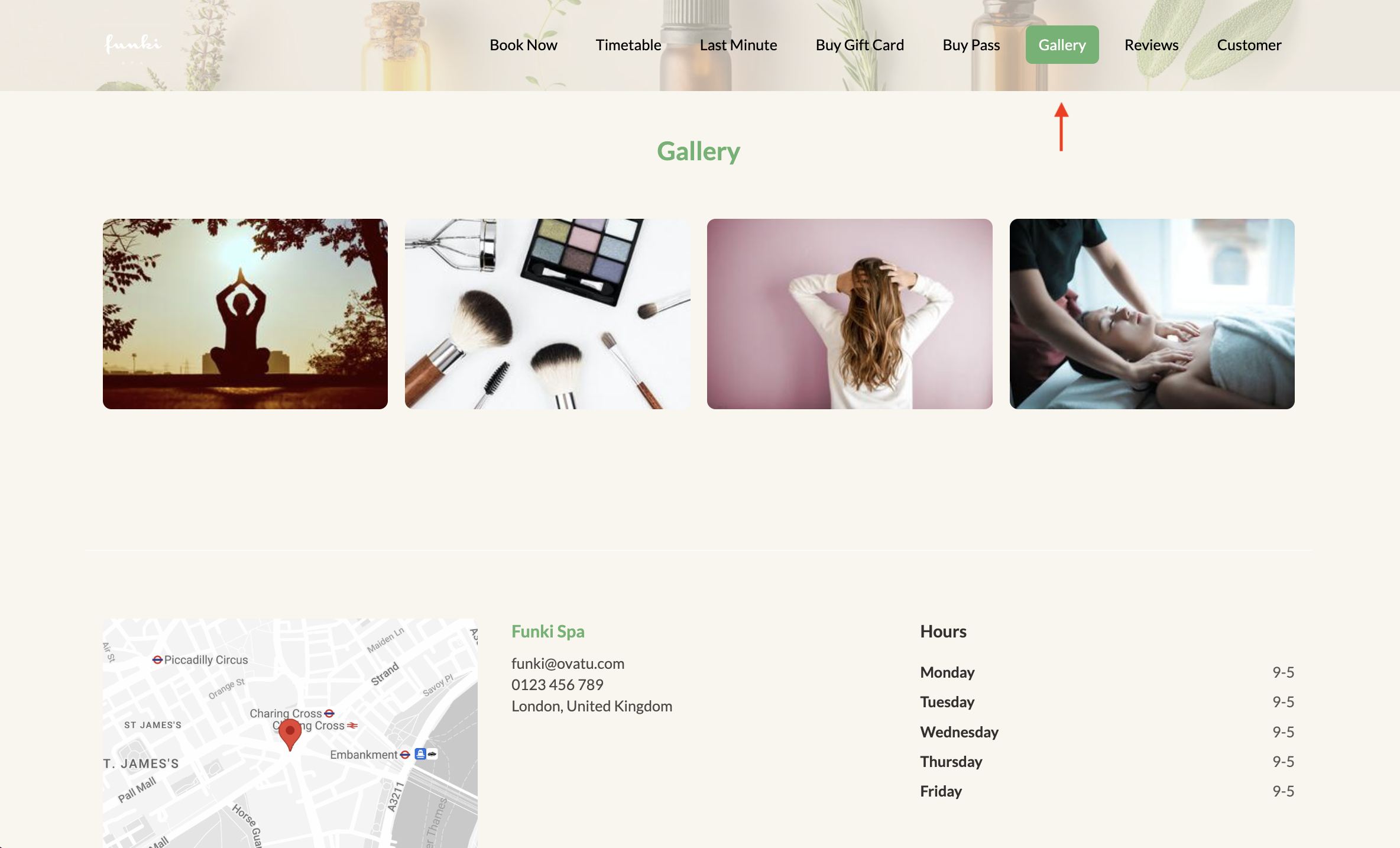 Enabling the mini-site gallery - Ovatu Help Guides