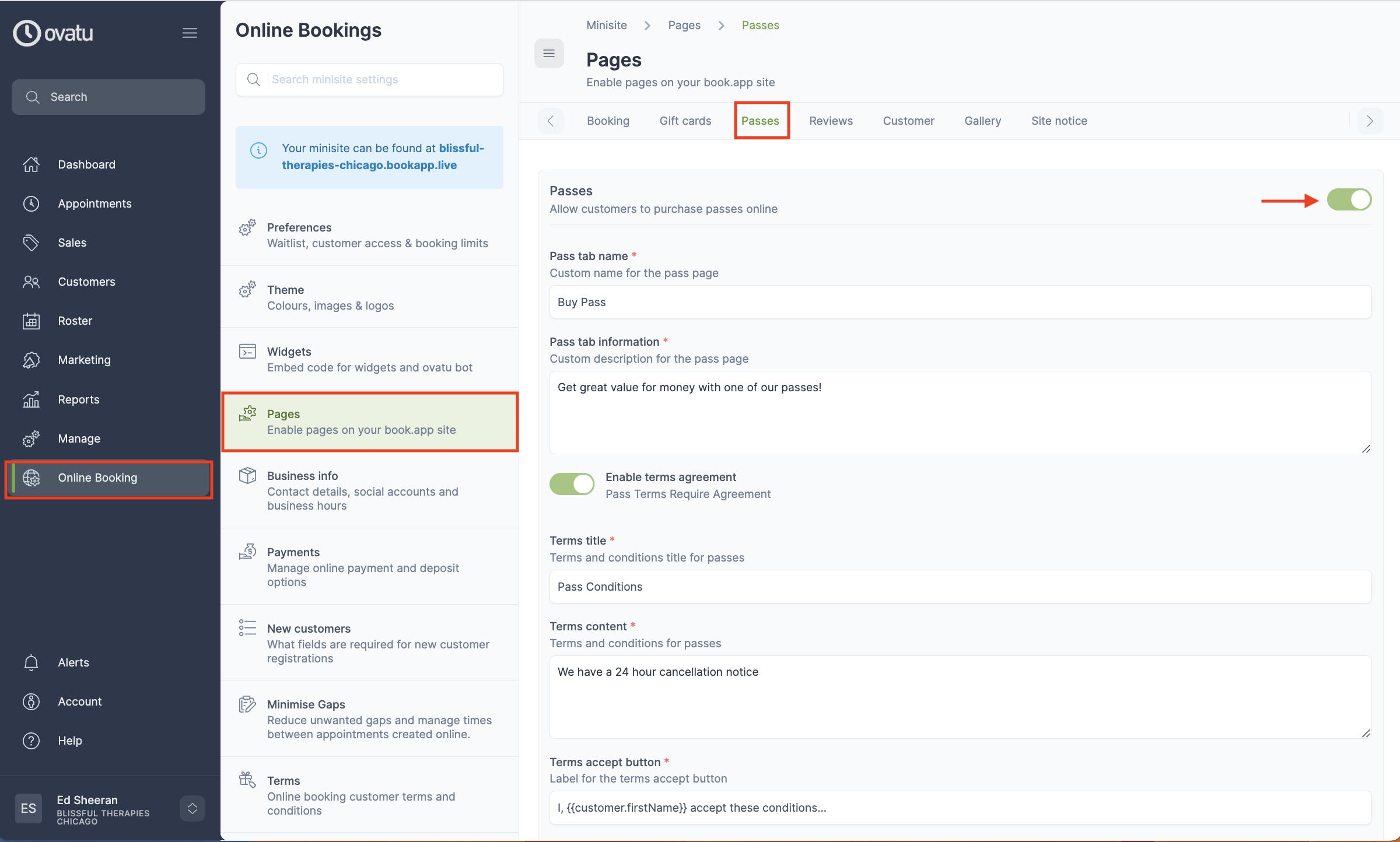 Selling passes online - Ovatu Help Guides