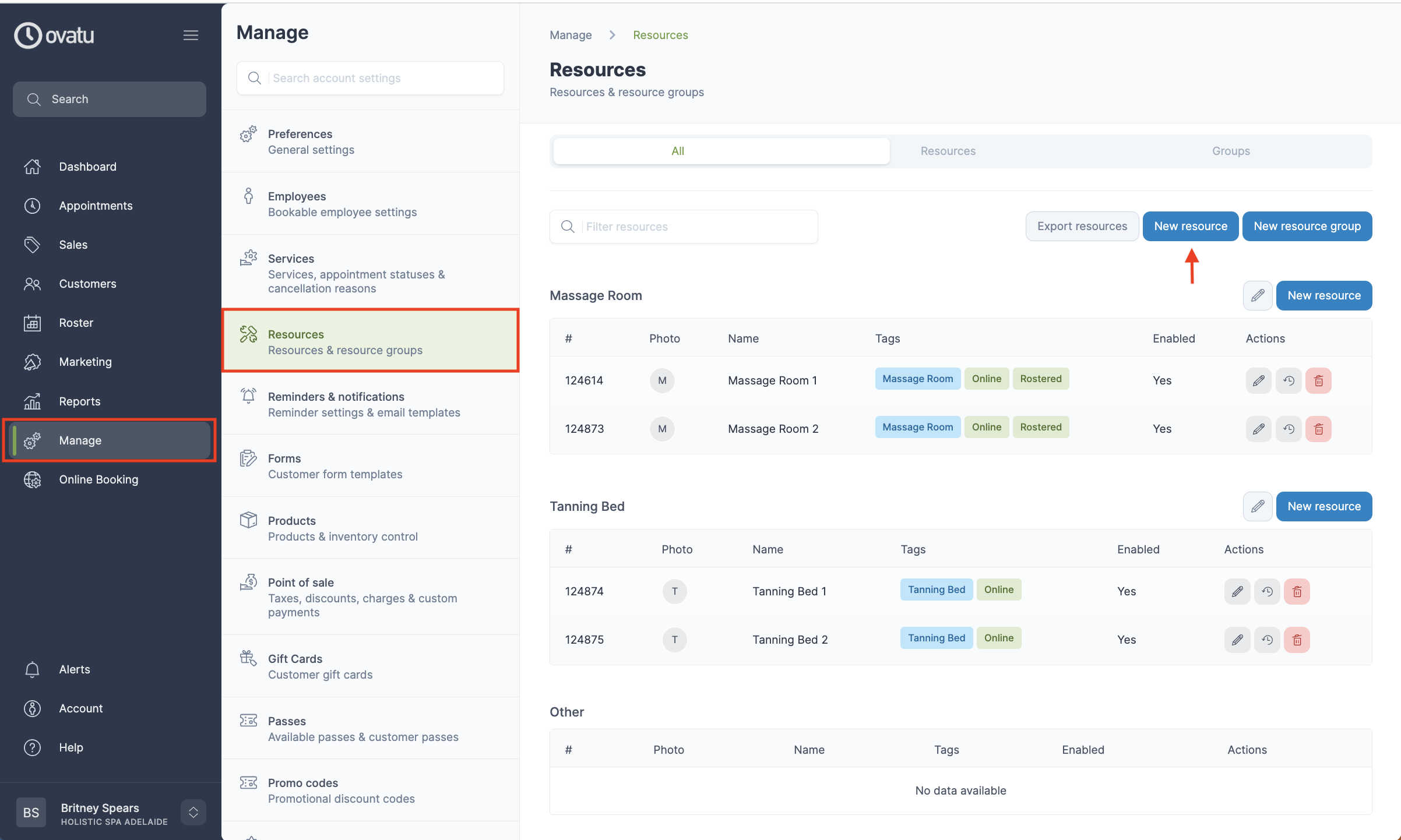 Creating a resource - Ovatu Help Guides